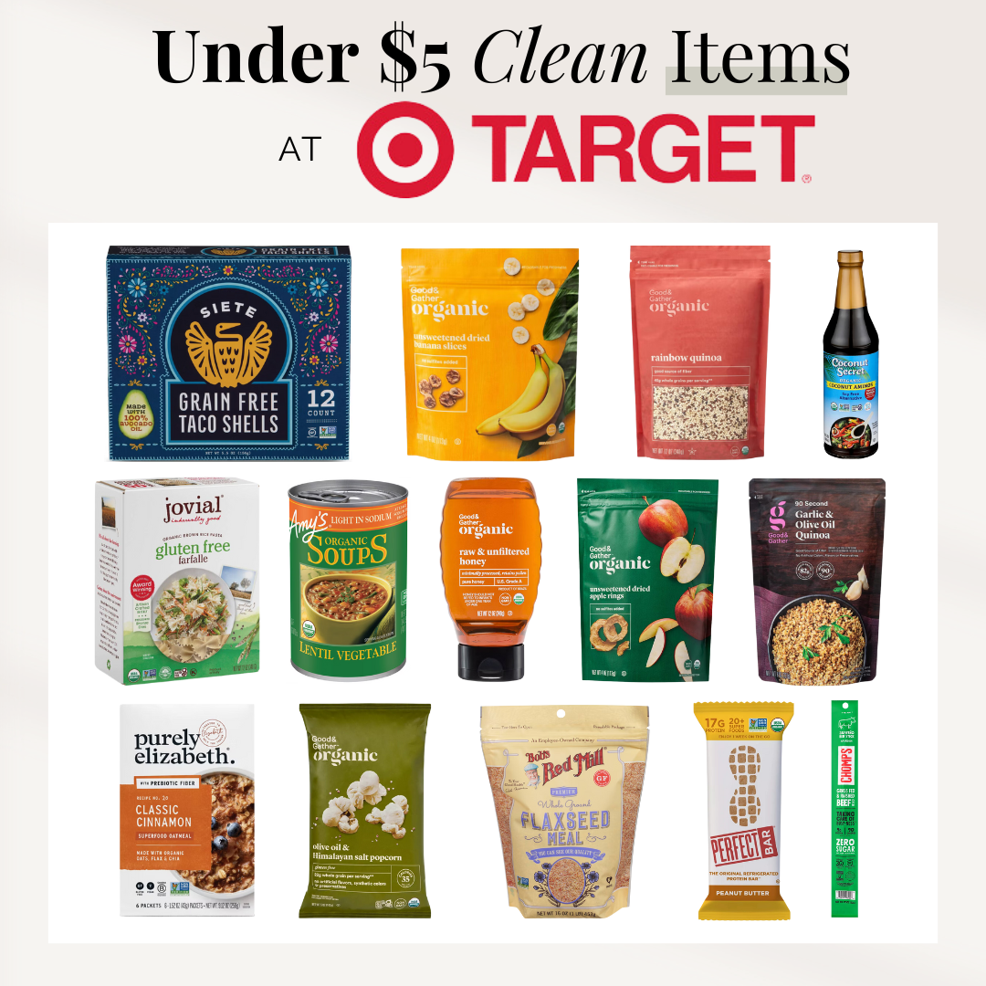 Under $5 Clean Items at Target | GIRLS WHO EAT