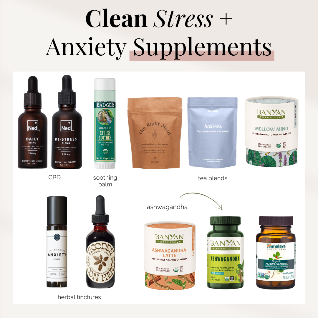 Clean Stress + Anxiety Supplements | GIRLS WHO EAT